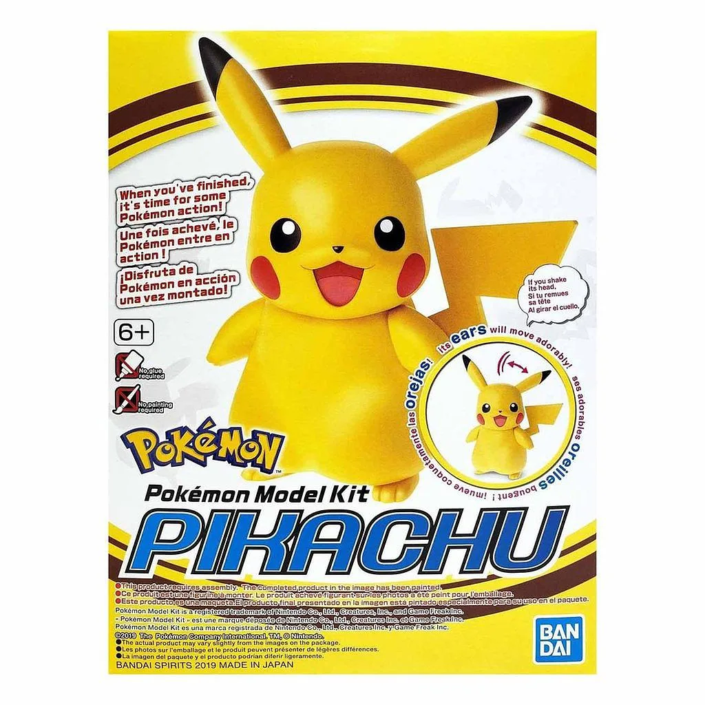 MODEL KIT POKEMON PIKACHU BANDAI HOBBY - Tienda Valhalla