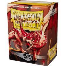 Protectores Dragon Shield Ruby Matte Standard - Tienda Valhalla