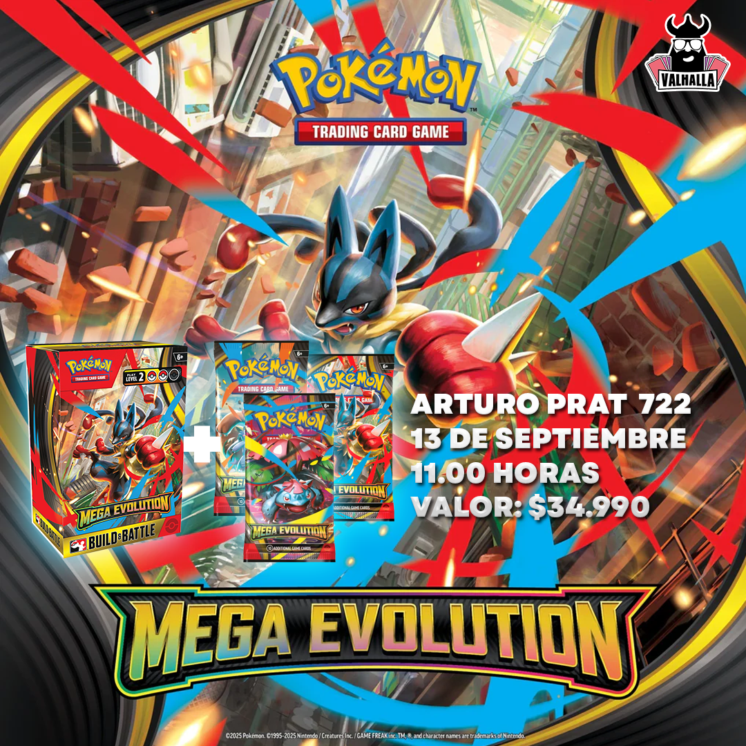 Inscripcion Prelanzamiento Mega Evoluciones - Tienda Valhalla
